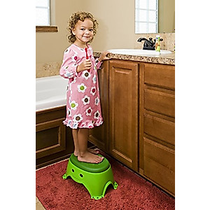 Mommy's Helper Step Up Non-Slip Stepstool Froggie Collection, Green , 14x8.25x6.5 Inch (Pack of 1)
