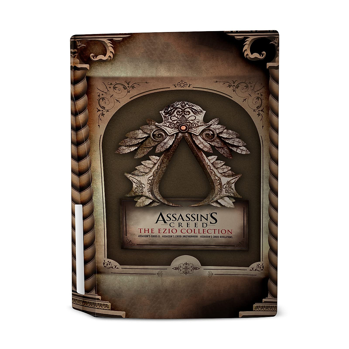 Head Case Designs Officially Licensed Assassin's Creed Belt Crest II Graphics Vinyl Faceplate Sticker Gaming Skin Decal Cover Compatible With Sony PlayStation 5 PS5 Disc Edition Console