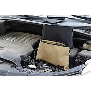 Coreflex 3 Pack Premium Tool Pouch Zipper Bag with internal pockets, 12inch Tool Bag, Multipurpose Storage pouch, Flat Bottom with YKK Zipper for Tools, Gadgets, Cosmetics, Stationary,Travel accessary