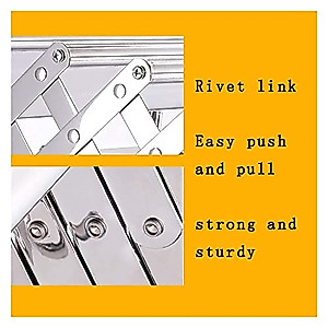 XMCX Foldable Laundry Drying Rack Wall Mounted Clothes Airer Compact Portable Collapsible Easy Storage Large Capacity Drying Rods Dryer (Size : 50cm/19.7inch)