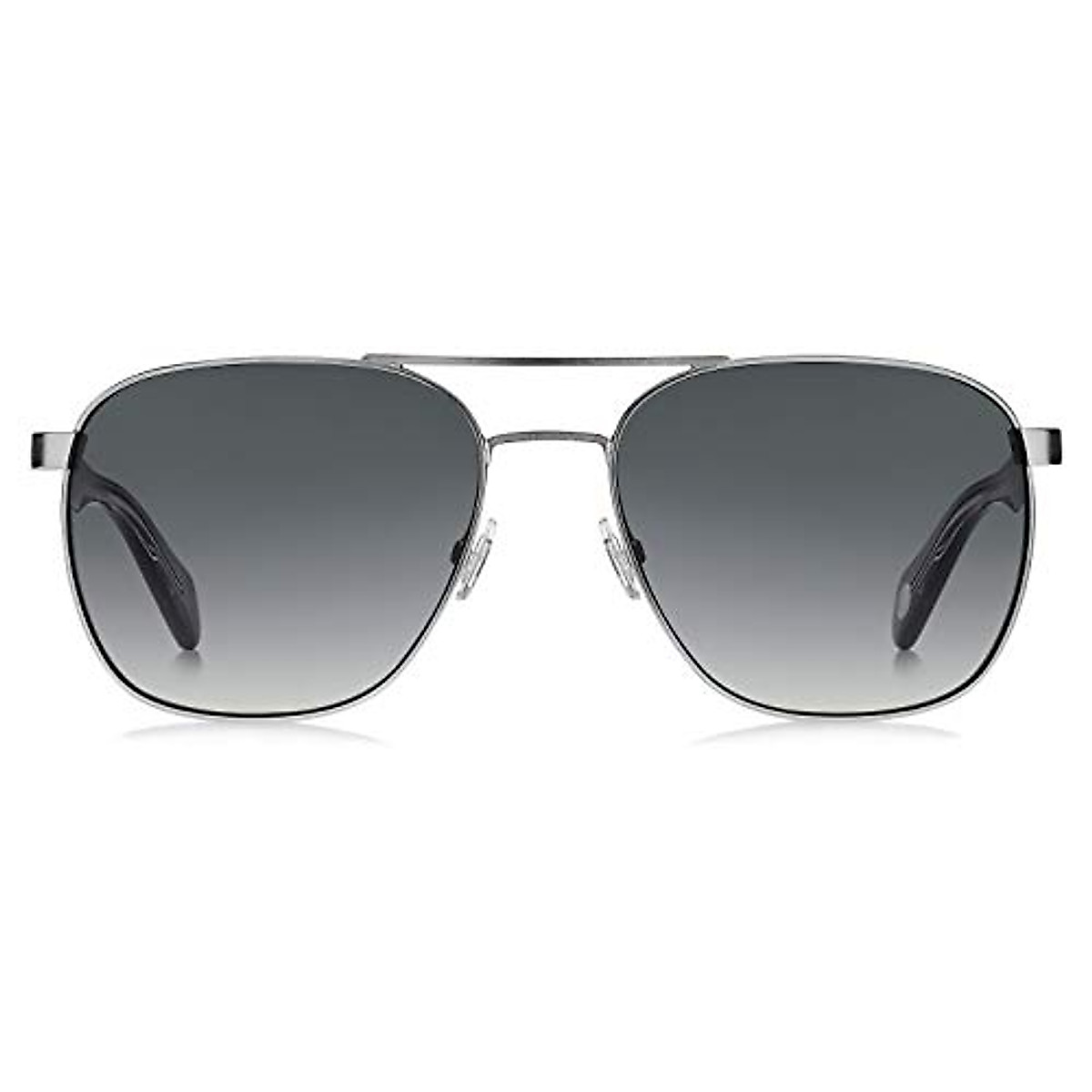 Fossil Men's FOS 2081/S Pilot Sunglasses, Matte Ruthenium, 57mm, 17mm