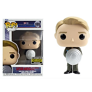 Captain America with Prototype Shield Pop! Vinyl - EE Exclusive Bundle with EcoTek Pop Protector