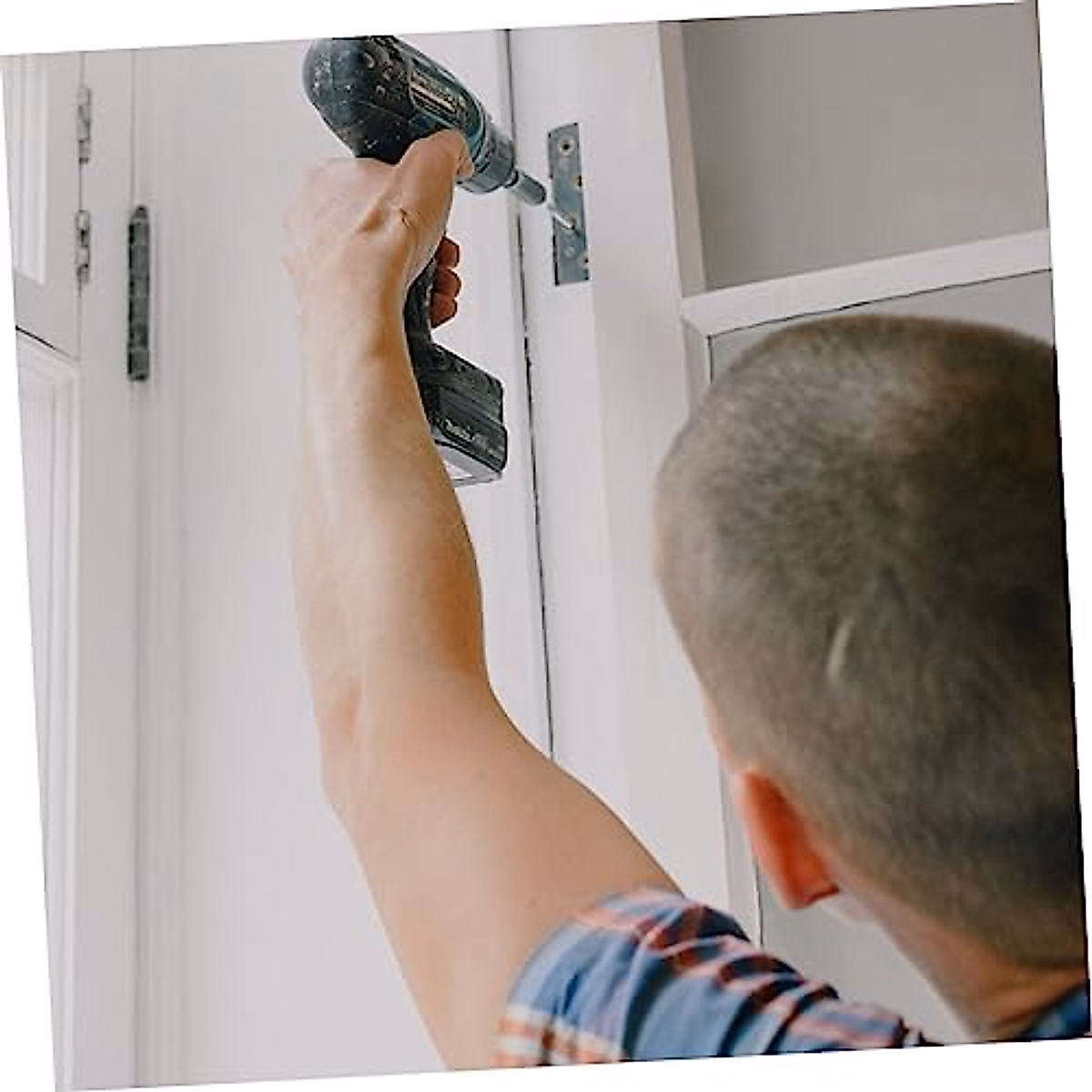 Cabinet Hinges 6pcs Swing Iron Hinge Corner Exterior Door Hinges Heavy Duty Hinge Bathroom Door Hinges Metal Hinges Interior Door Hinge Black Cupboard 8r Iron Hinge