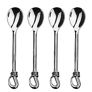 Gourmet Settings Twist 5-1/2" Mini / Demitassse Spoons (Set of 4)