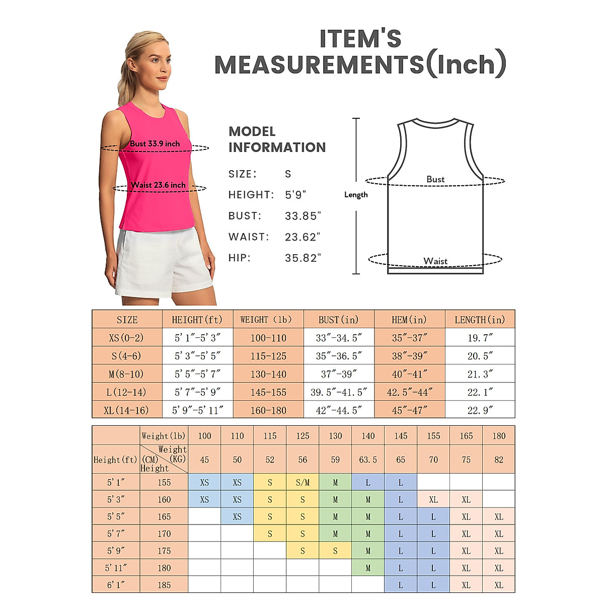 Hiverlay Workout Tank Tops for Women Sleeveless Athletic Cropped Tank Top Sports Gym Muscle Running Shirts Barberry M