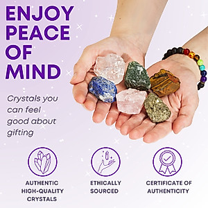 KARMABOX Taurus Gifts for Women - Taurus Crystal Healing Stone Gift Set - 12 Zodiac Signs - Zodiac Gifts - Astrology Gifts for Women - Horoscope Gifts - Birthday Gifts for Women
