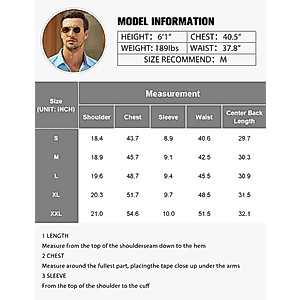 COOFANDY Mens Slim Fit Short Sleeve Button Down Shirts Summer Denim Shirt, Navy Blue, X-Large