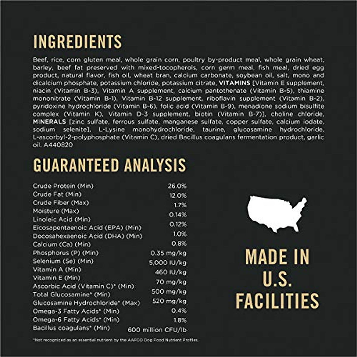 Purina Pro Plan Joint Health Large Breed Dog Food with Probiotics for Dogs, Beef & Rice Formula - 47 lb. Bag