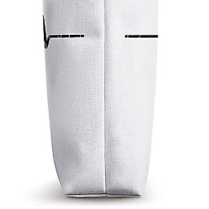 Book Lover Heartbeat Funny Author Writer Writing Graphic Tote Bag