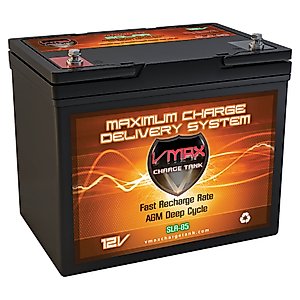 VMAX SLR85 12 Volt 85Ah AGM Deep Cycle Group 24 Battery 1.15kWh