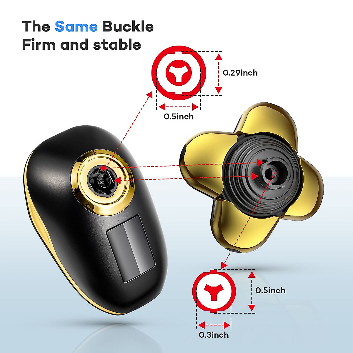 Replacement Head Shavers for Bald Men, 5 and 6 Heads Beard Hair Replacement Blade, Easy to Clean Electric Shaver Fit Your Face and Head Shave for Bald (Gold)