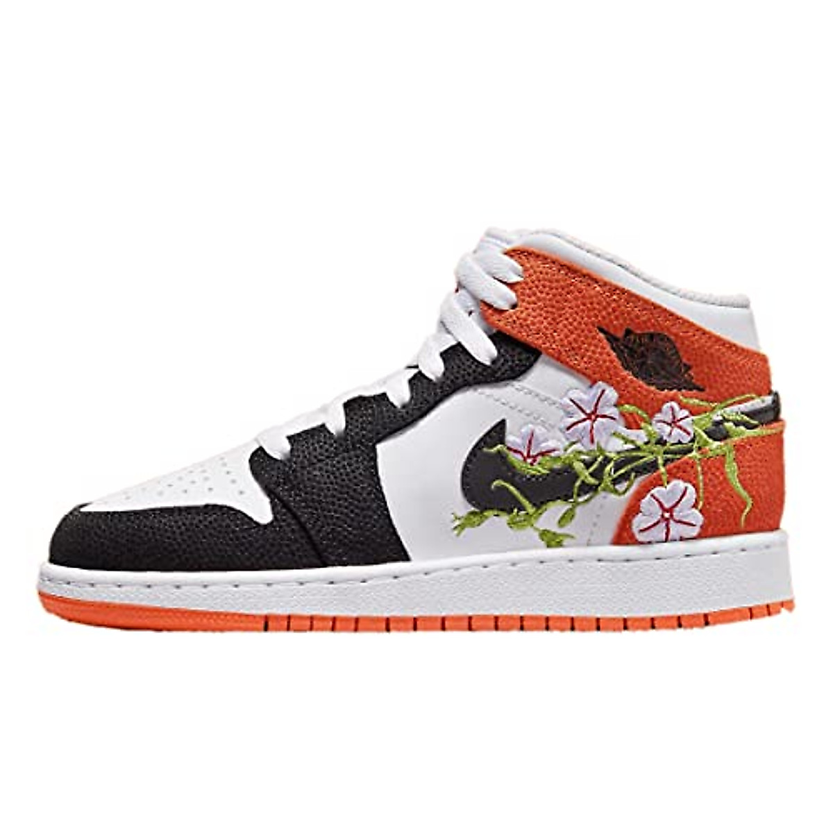 Jordan Youth Air 1 Mid DQ8390 100 Basketball Blossom - Size 6Y