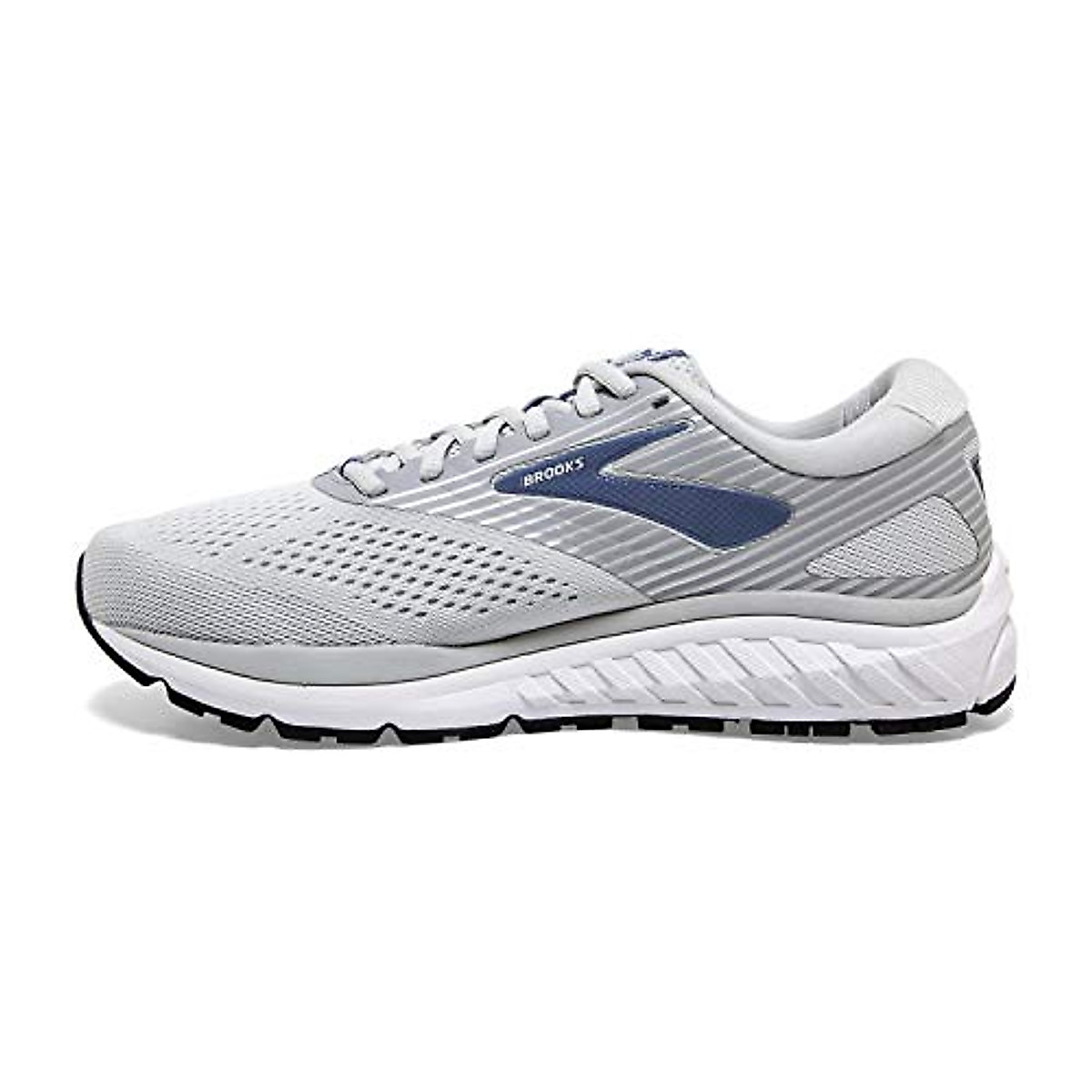 Brooks Women's Addiction 14 Road Running Shoe - Oyster/Alloy/Marlin - 8.5 Narrow