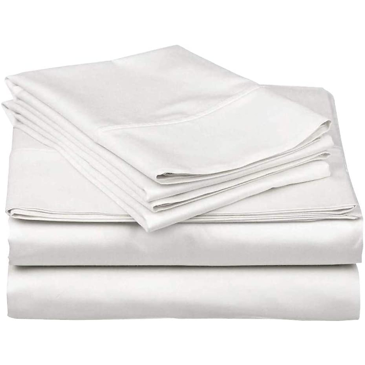 Pottery Barn | Pure 800 Thread Count | 100% Egyptian Cotton Sheet Set | Queen(60" X 80") White |Comfy&Cozy Set 8"-14"(inch) Deep Pockets with Elastic Bounded 4 Piece Set | Oeko-Tex Standard