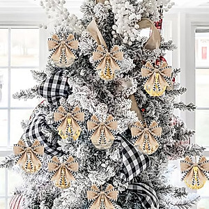 MuRealy Wired Edge Ribbon, Natural and Black Edged 10 Yards 2.5 Inch, Polyester Wired Ribbon, Decorative Ribbons for Christmas Parties, Wedding, Gifts Wrapping, Floral Wreath, and Bow