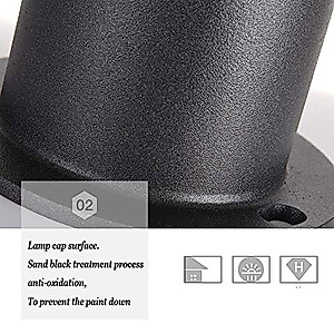 Lights Outdoor Creative Mushroom Outdoor Lawn Column Post Lights Exterior Waterproof Landscape Lighting Streetlights E27 Anti-Rust Aluminum Villa Courtyard Garden Rainproof Lantern Pole Lamp Stadium