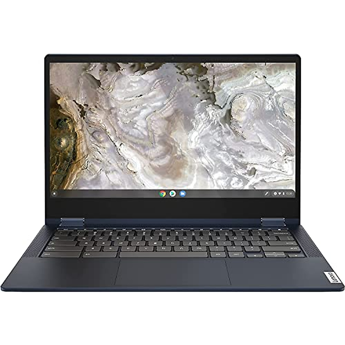 2022 LENOVO Chromebook Flex 5i 13.3" FHD IPS Touchscreen 2-in-1 Laptop 11th Dual-Core Intel i3-1135G4 8GB DDR4 128GB NVMe SSD UHD Graphics USB-C Wi-Fi 6 Backlit Keyboard w/ RATZK 32GB USB Drive