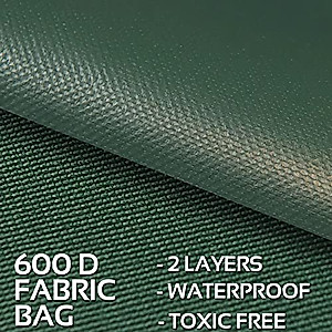 Rolling Large Christmas Tree Storage Bag - Fits Up to 9 ft. Artificial Disassembled Trees, Wheels & Durable Handles for Easy Carrying and Transport - 600D Durable Fabric