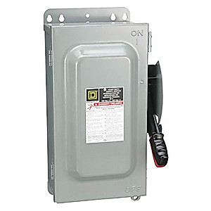 SCHNEIDER ELECTRIC 600-Volt 60-Amp 3-Point Nema-12 HU362AWK Switch Not Fusible Hd 600V 60A 3P Nema12