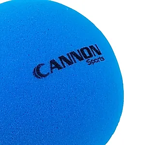 Cannon Sports Uncoated Foam Ball, Medium Density, Soft and Lightweight (Blue, 8.5 Inch)