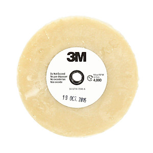 3M Stripe Off Wheel – Adhesive Remover – Eraser Wheel – Removes Decals, Stripes, Vinyl, Tapes and Graphics – 4” diameter x 5/8” thick – 07499 – Pack of 1