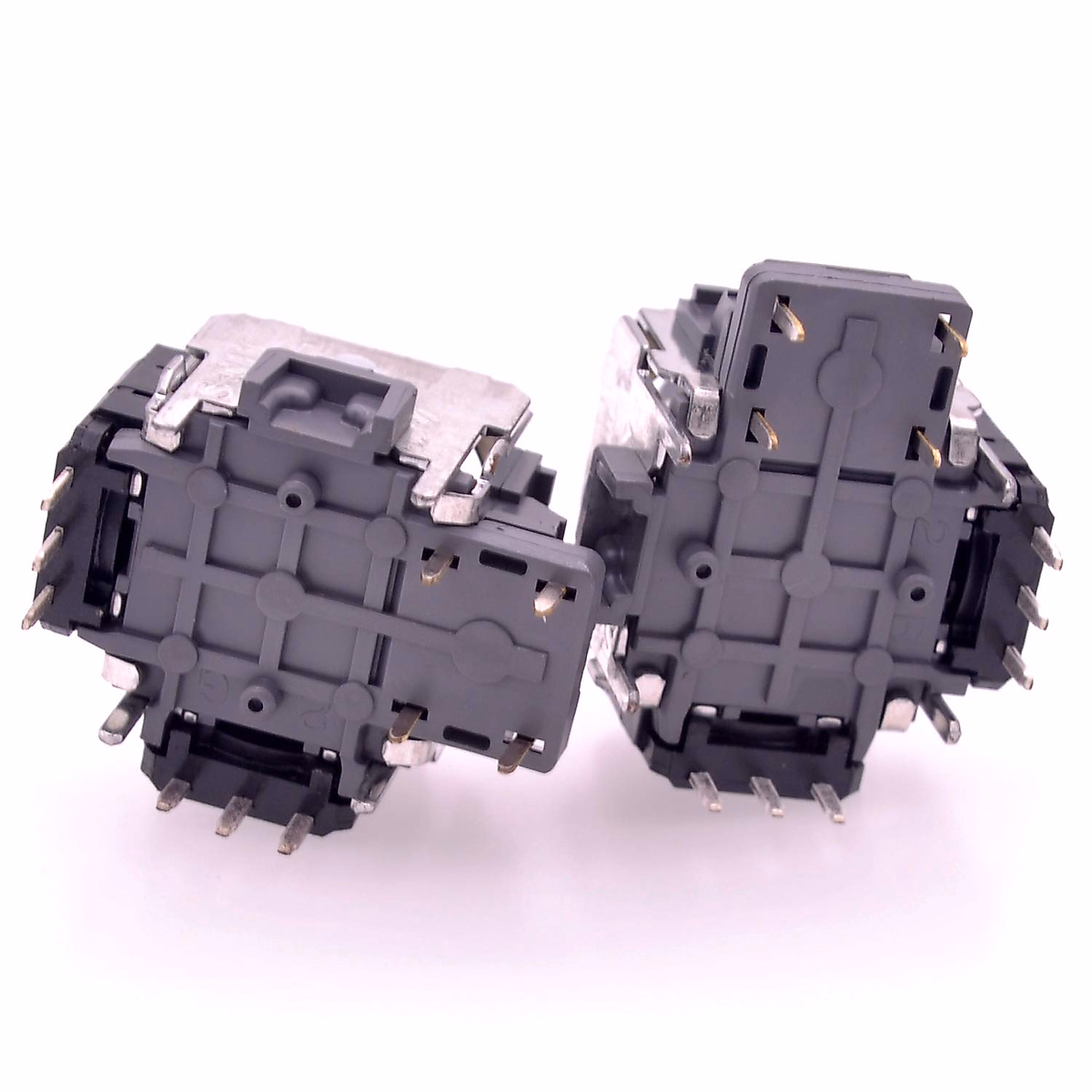 Deal4GO 2 Pack Original 3D Analog Stick Joystick Module Thumbstick Replacement for PS4 DualShock 4 Controller Grey