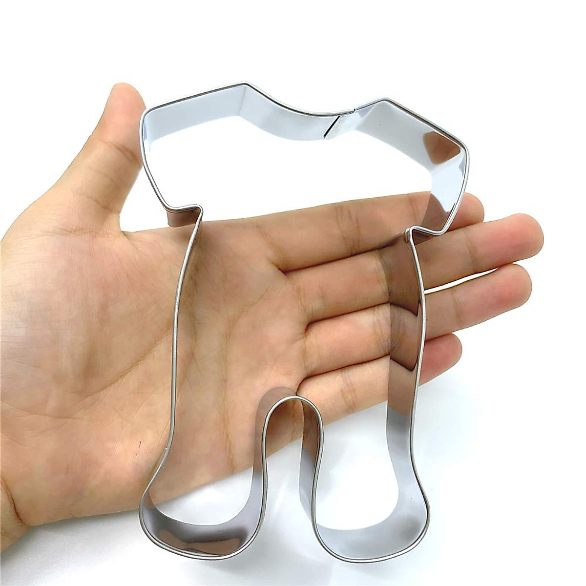 LILIAO Pajama Shape Cookie Cutter Baby Shower - 3.4 x 4.7 inches - Stainless Steel