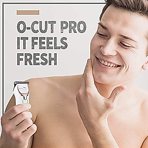 Ritter Hair & Beauty Care Professional Mini Hair Trimmer, balding Clippers, Travel Trimmer, 0mm 1.6" Blade, Powerful 7Watt 2-speeds, Li-ion, Work Corded & Cordless, 4 Hours Run Time (White)