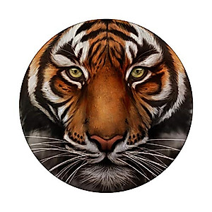 Tiger Face Wild animals lovers Gift PopSockets PopGrip: Swappable Grip for Phones & Tablets
