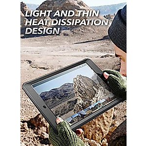 SUPCASE for iPad 9th Generation Case with Screen Protector (Unicorn Beetle Pro), [Built-in Stand] Heavy Duty Rugged Protective Case for iPad 10.2 9th / 8th / 7th Generation (2021/2020/2019), Black