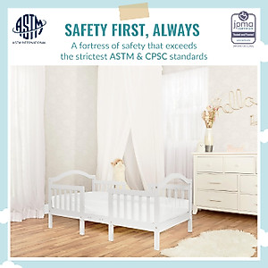 Dream On Me Rosie Toddler Bed in Grey