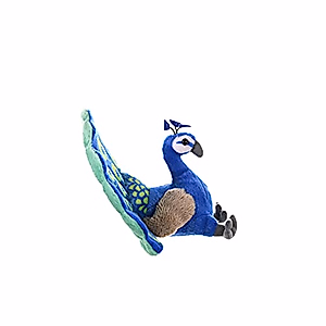 Wild Republic Peacock Plush, Stuffed Animal, Plush Toy, Gifts for Kids, Cuddlekins 12 Inches