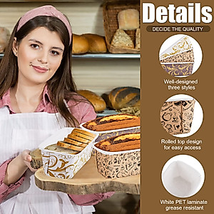 Tessco 60 Pcs Loaf Pan Liners Paper Loaf Pans Disposable Paper Baking Loft Pans Paper Baking Pans Rectangle Paper Baking Loft Mold for Bread Cake, Microwave Oven Freezer Safe(6 x 2.5 x 2 Inch)
