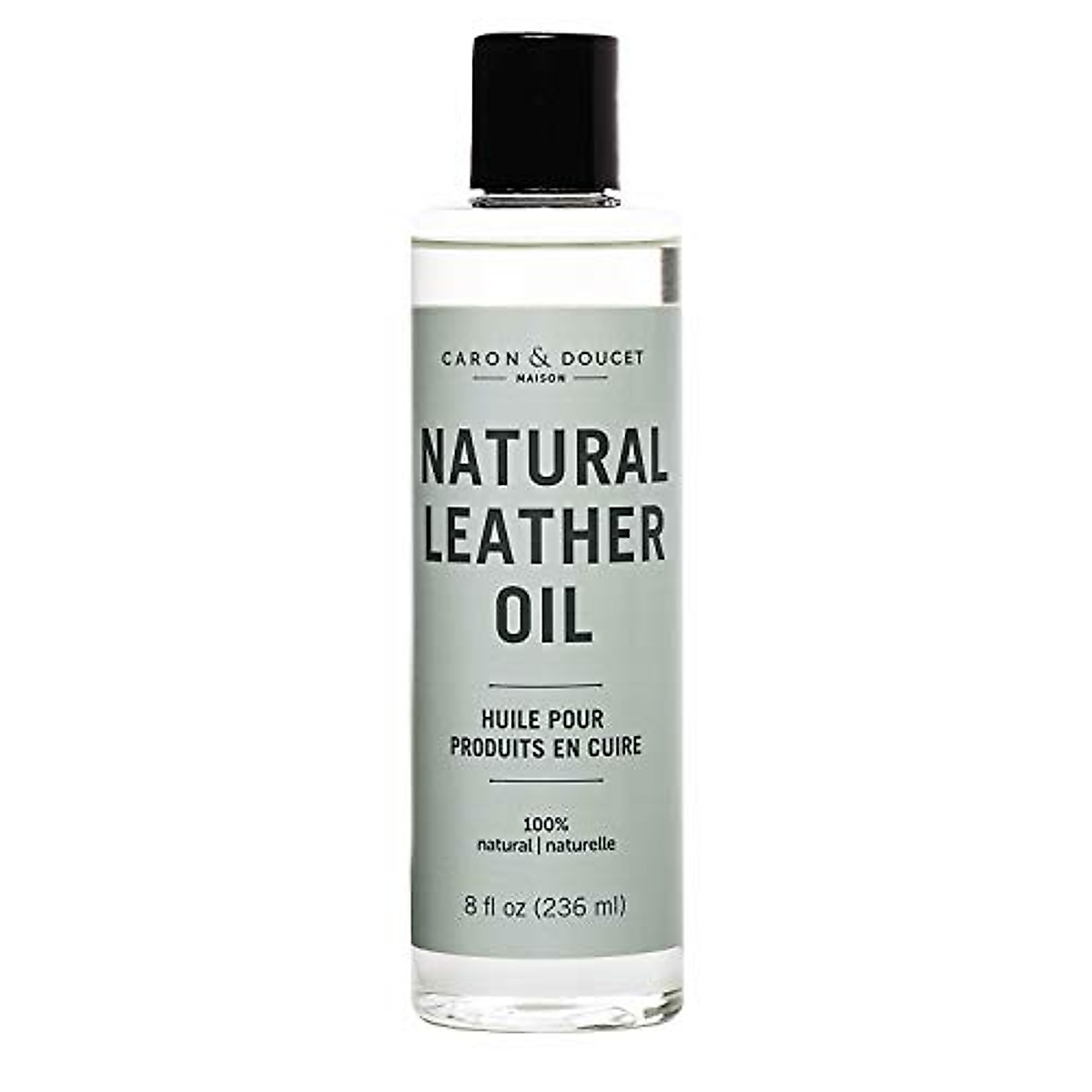 CARON & DOUCET - 100% Natural Leather Oil & Conditioner to Repair & Restore; Shoes, Boots, Couches, Car Seats, Purses, Jackets, Saddles & Tacks
