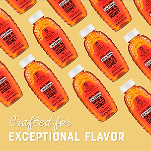 Nate's California 100% Pure, Raw & Unfiltered Honey - 16 oz. Squeeze Bottle - All-natural Sweetener