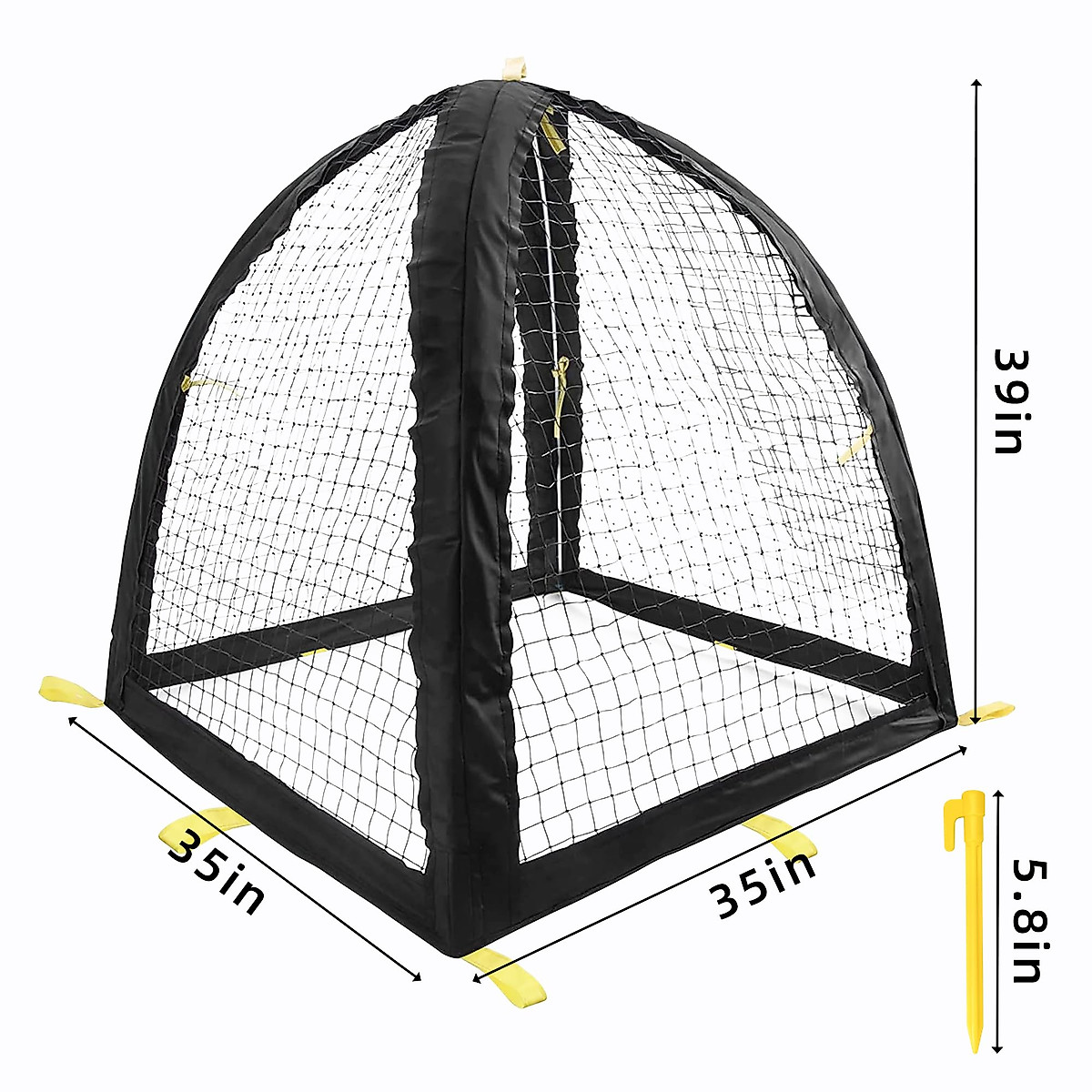 Large Pest Guard Cover-35 x35 x 39 Inch Pest Guard Tent with Stakes-Garden Plants Cloche Tent for Protect Plants Vegetables Fruits Shrubs from Squirrel Bird Eating (L)