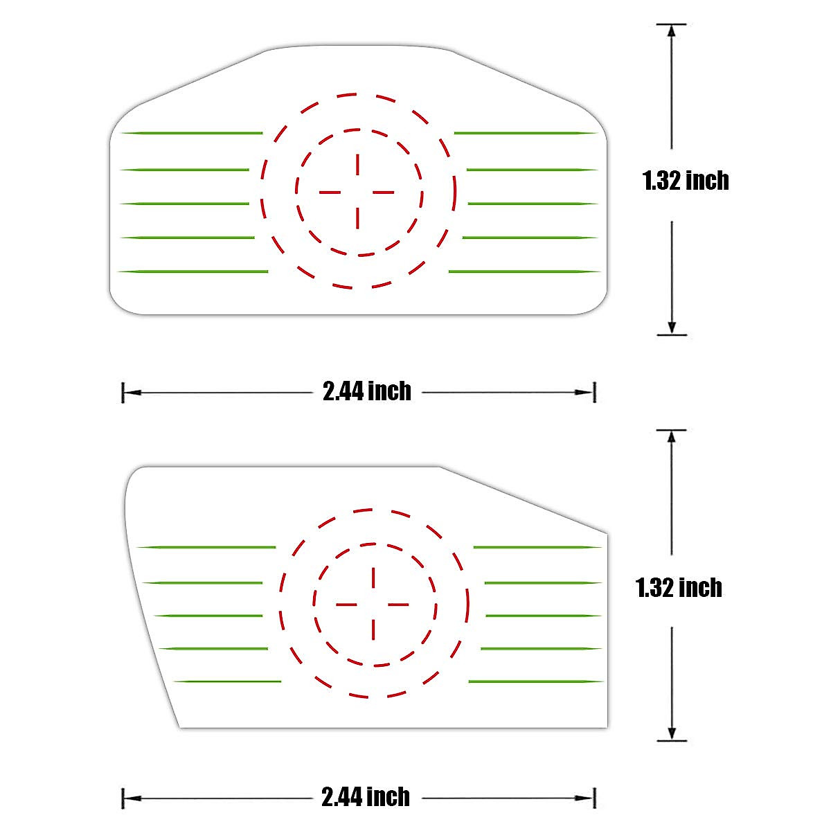 Remarkable Golf Impact Tape Labels - 210 Pcs Golf Impact Stickers/Golf Club Tape for Swing Training Irons Putters and Woods