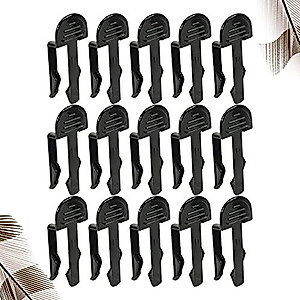 Cabilock Trash Bin Heavy Duty Clips 50pcs Plastic Garbage Bag Clips Basket Clip Waste Can Bag Holder Rubbish Clip for Home Kitchen Office Restaurant Trash Bin Trash Trash Cans