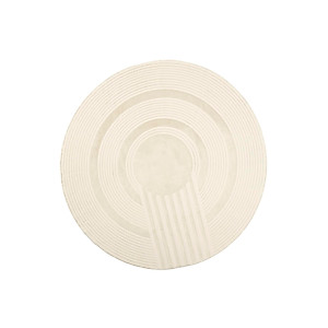 Revival Rugs Maru 8'x8' Washable Area Rug for Living Room Bedroom - 100% Recycled Oeko-TEX Certified, Medium Pile, Beige