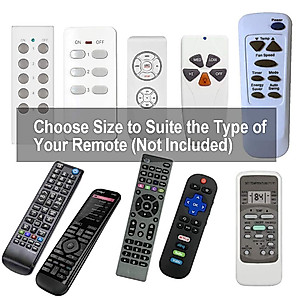 cooler depot 20 pcs Heat Shrink Wrap Bags for Remote Control (4.5X11inch) Clear Dust Proof Protective Case Film Cover Air Conditioner Video TV