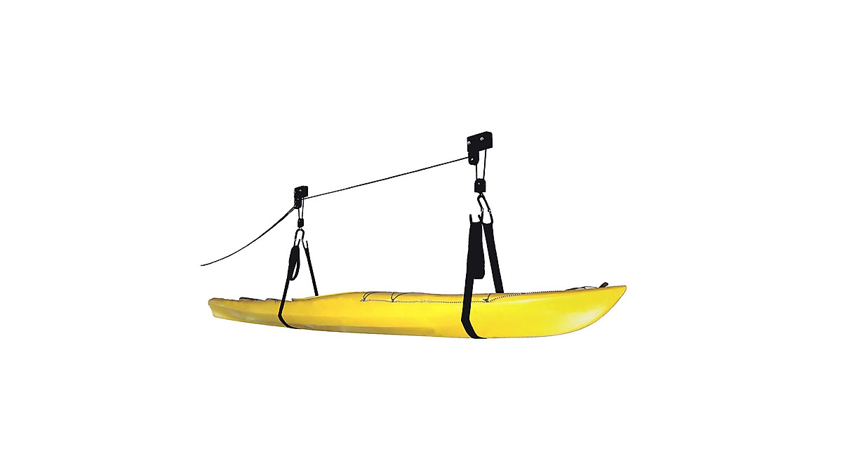 RAD Sportz Kayak Hoist – Garage Storage & Canoe Lift with 125 lb Capacity