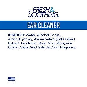 Fresh & Soothing Ear Cleaner for Pets, 4oz