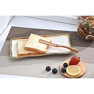 Pampa Bay Golden Salerno Small Rectangular Tray