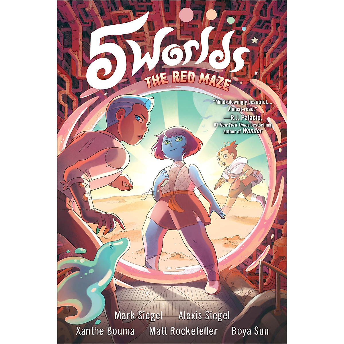5 Worlds Book 3: The Red Maze: (A Graphic Novel)