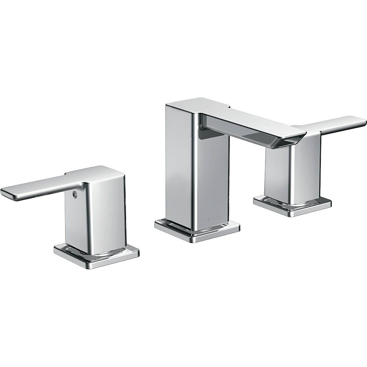 Moen 90 Degree Chrome Two-Handle 8 in. Widespread Bathroom Faucet Trim Kit, Valve Required, TS6720
