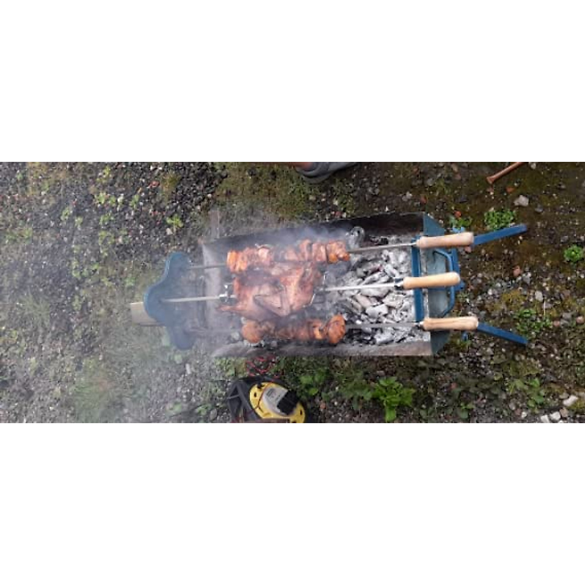 Onlyfire 6004 Grill Rotisserie Meat Forks(1-Pair)- Fits 5/16 Inch Square Spit Rods