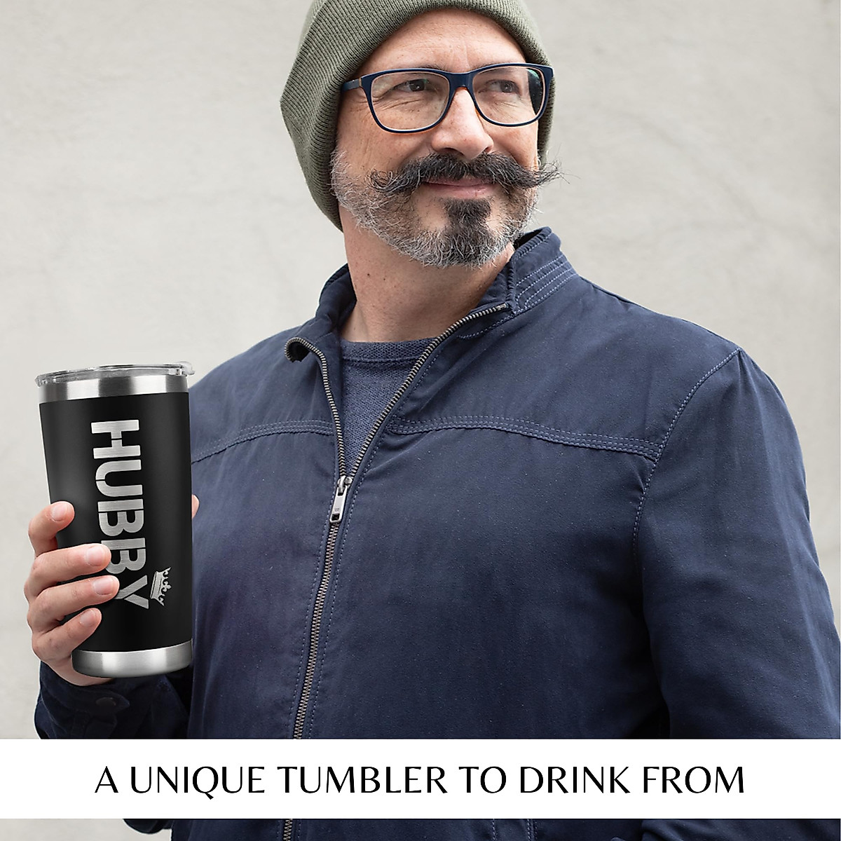 Gifts for Husband from Wife - Husband Gifts, Gifts for Him - Anniversary, Birthday Gifts for Husband - Father's Day Gifts for Husband, Fathers Day for Him, Fathers Day Gift - 20 Oz Black Tumbler