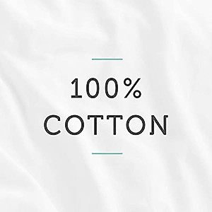 AllerEase 100% Breathable Cotton Pillow Protector for Sleeping, King 36" x 20" (Pack of 1) 2 Count