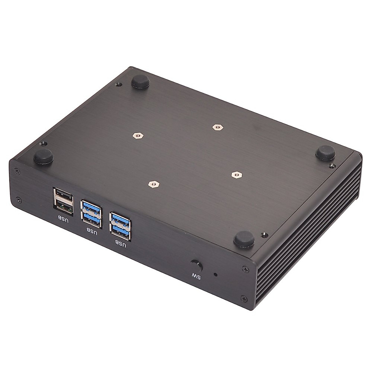 HUNSN Fanless Mini PC, Desktop Computer, HTPC, Kodi Box, Intel Core I5 4200Y / 4300Y, Windows 11 or Linux Ubuntu, BM05, VGA, HDMI, LAN, 4 x USB3.0, 2 x USB2.0, 8G RAM, 128G SSD