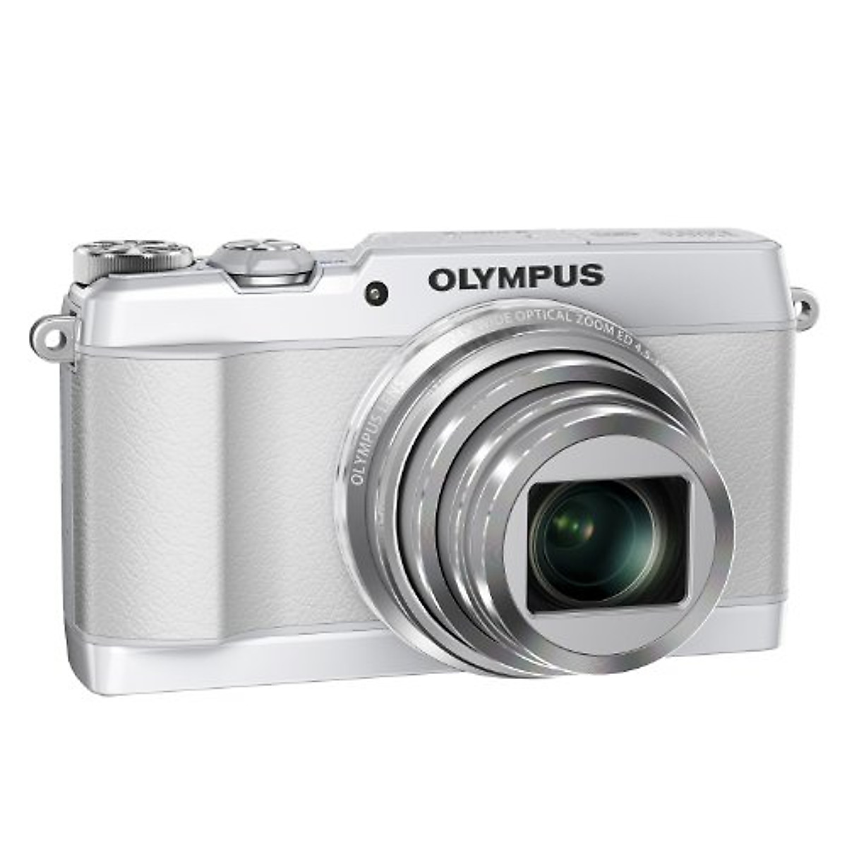 Olympus SH-1 16 MP Digital Camera (White) - International Version (No Warranty)